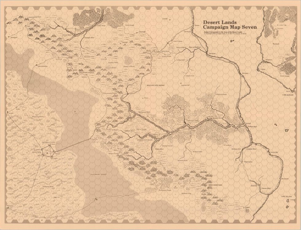 [Set of Judges Guild Campaign Maps] - Curtis Wright Maps