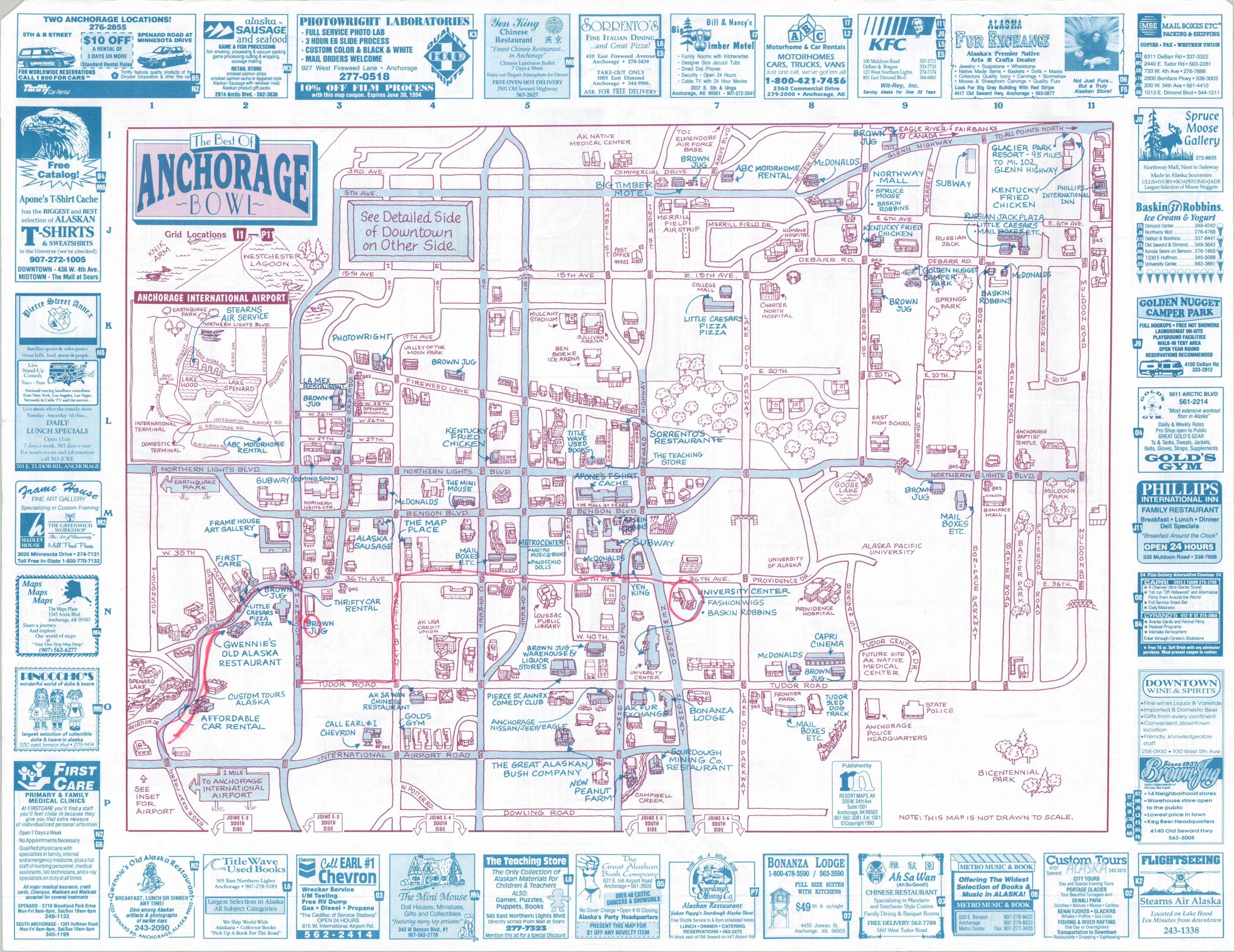 The Best of Anchorage Bowl - Curtis Wright Maps