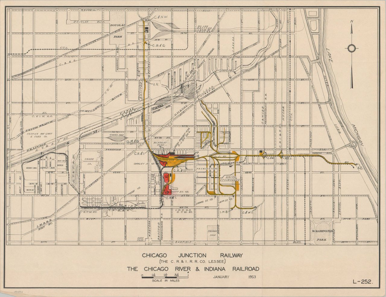 Chicago Junction Railway The Chicago River & Indiana Railroad - Curtis ...