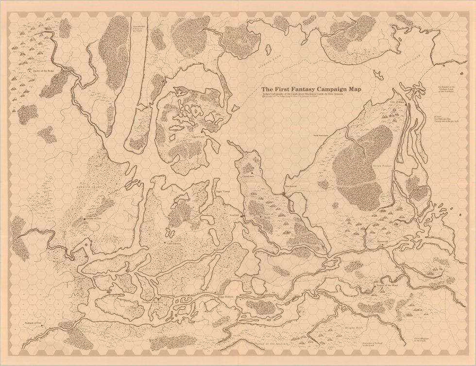 [Set of Judges Guild Campaign Maps] - Curtis Wright Maps