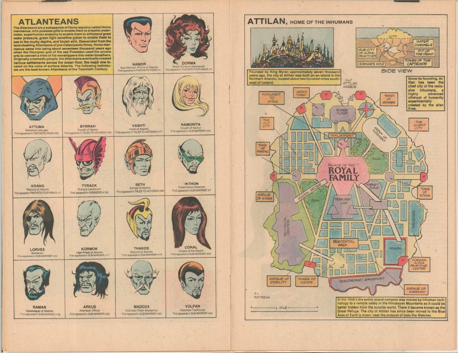 Asgard Home of the Norse Gods - Curtis Wright Maps