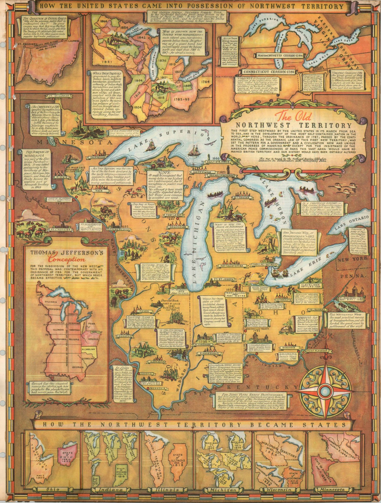 The Old Northwest Territory - Curtis Wright Maps