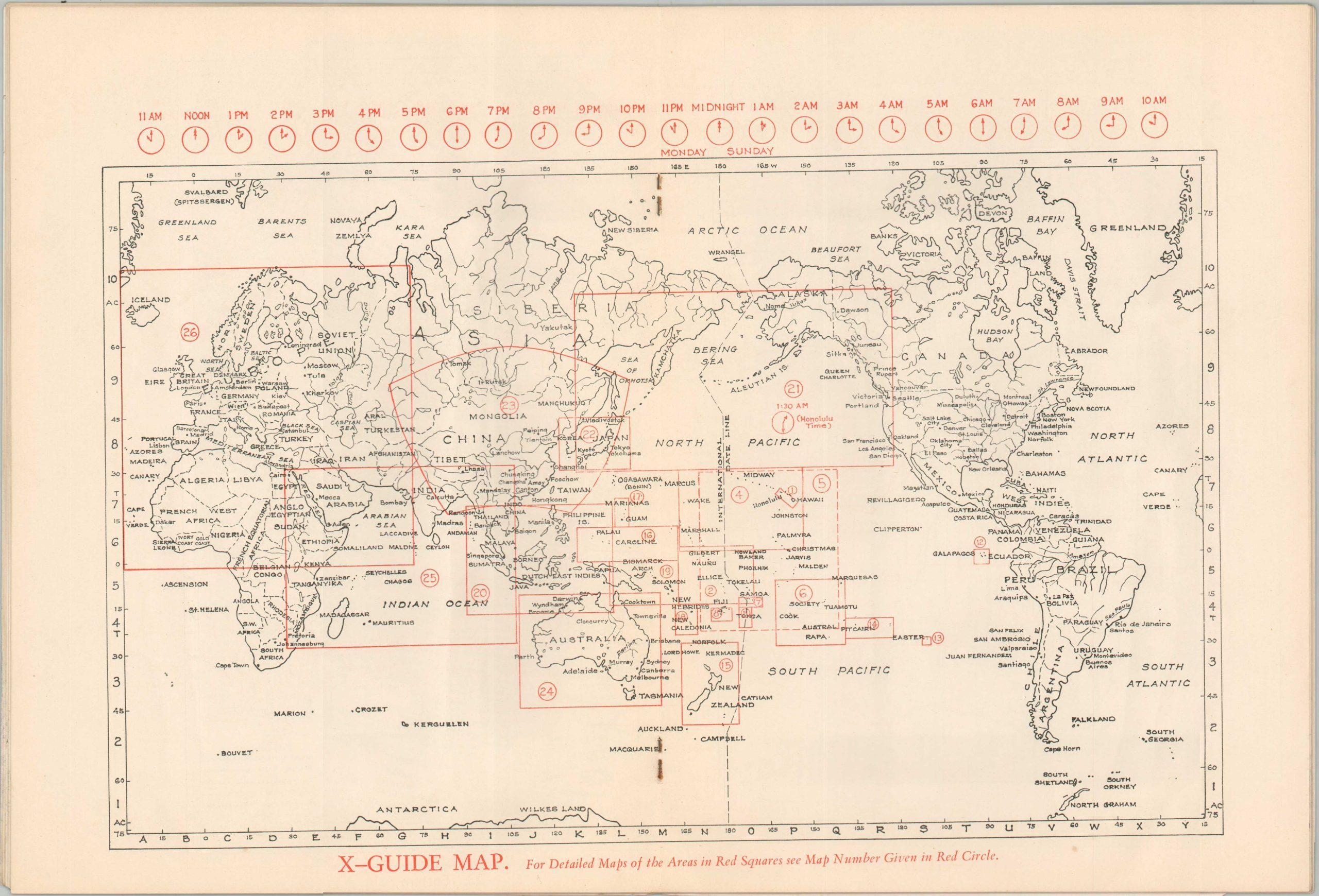 Captain Bryan's Pacific War Atlas - Curtis Wright Maps