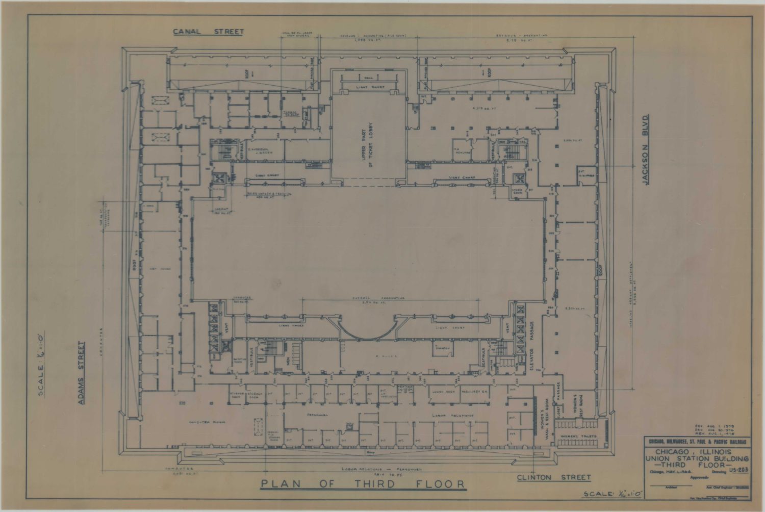 Chicago Illinois Union Station Building - Curtis Wright Maps