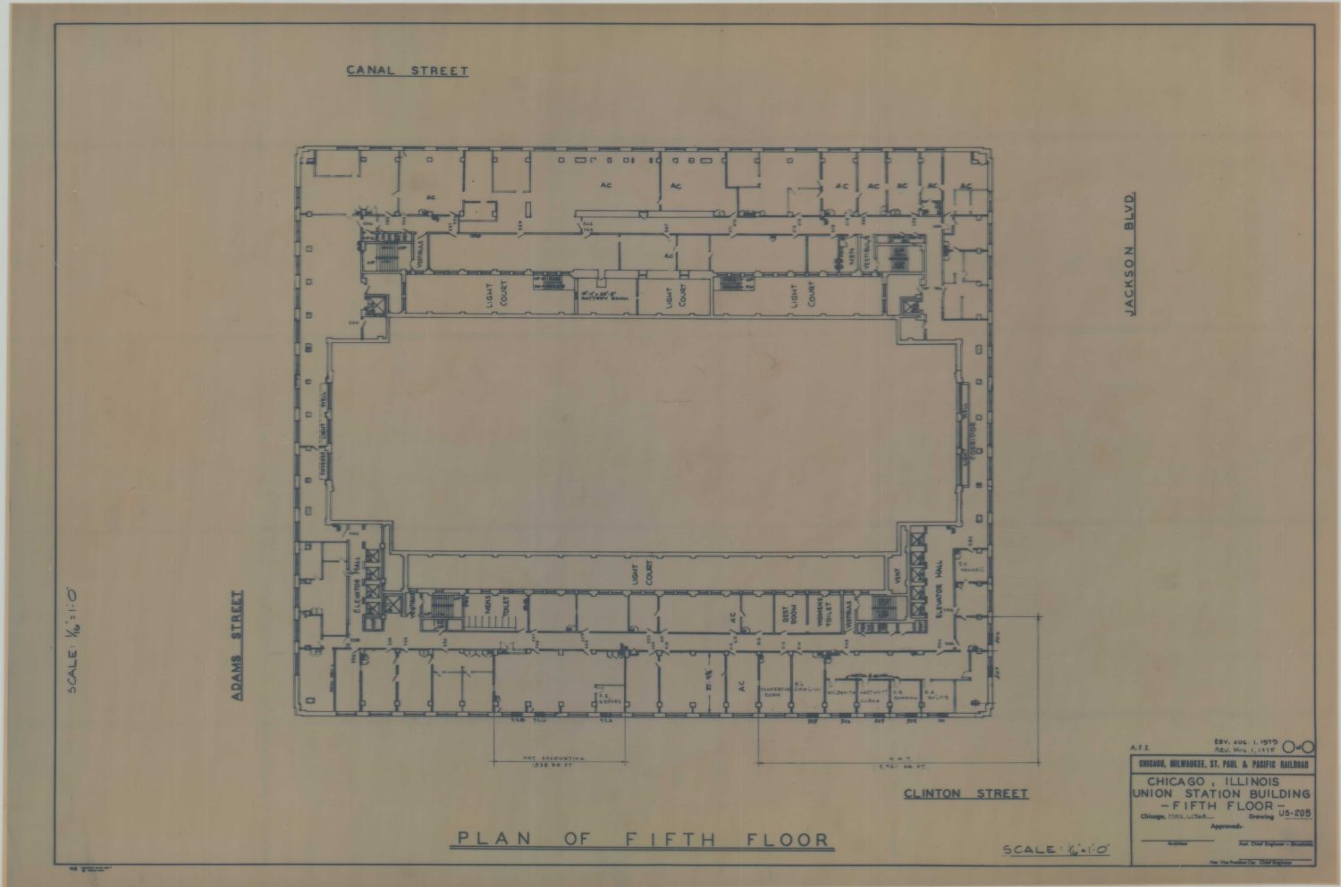 Chicago Illinois Union Station Building - Curtis Wright Maps