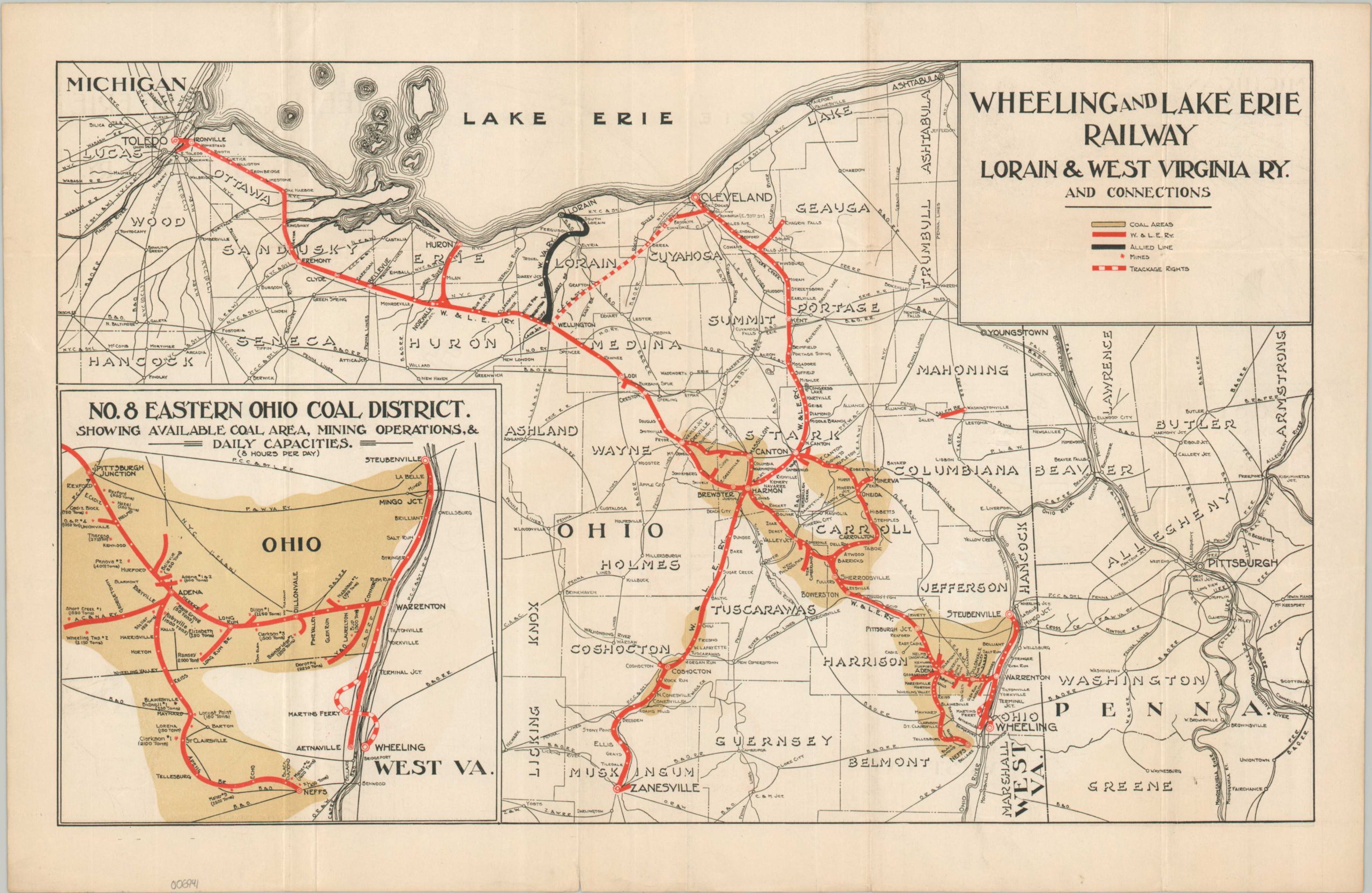 Wheeling and Lake Erie Railway Lorain & West Virginia Ry. and ...