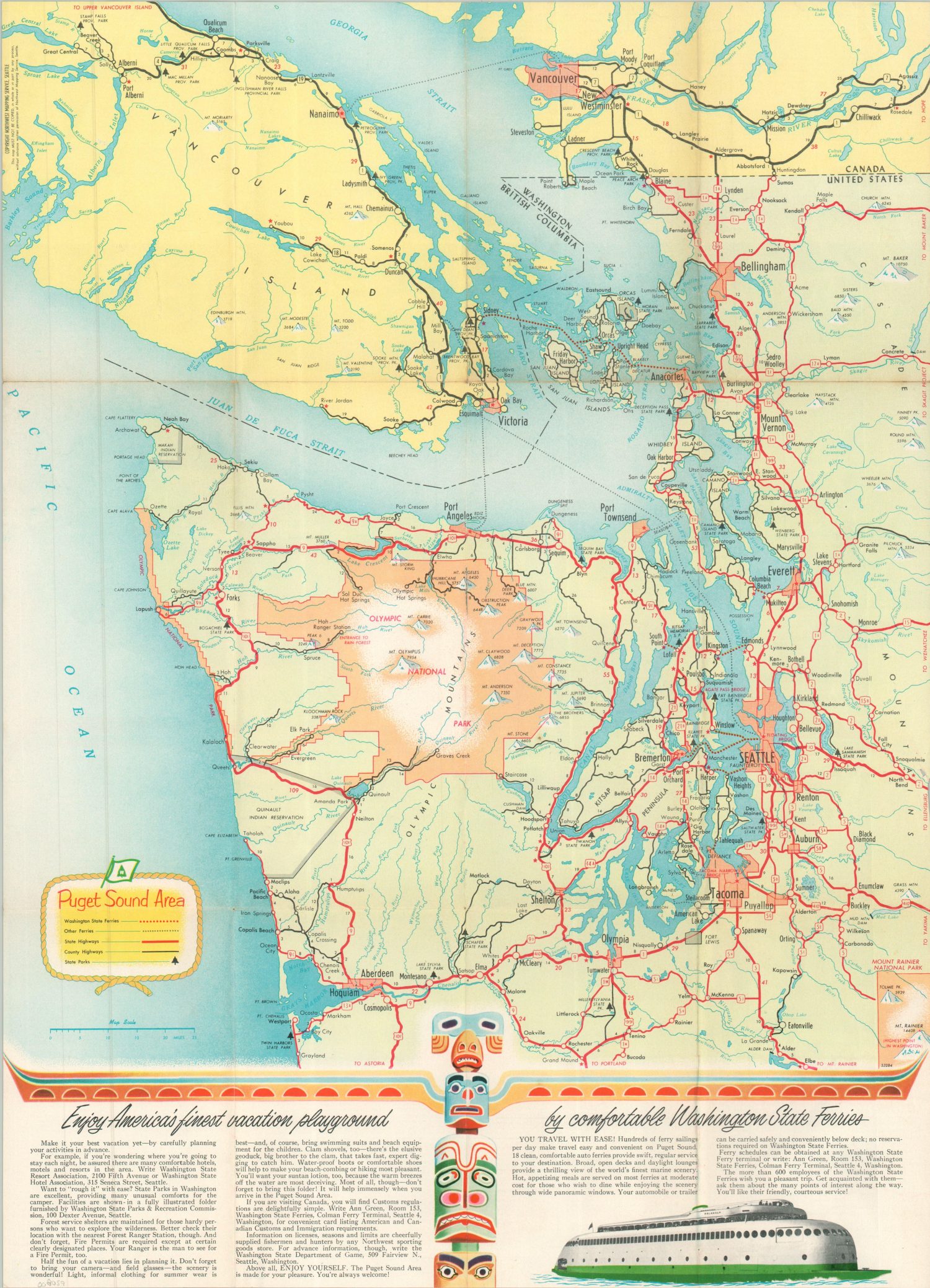 Puget Sound Area - Curtis Wright Maps