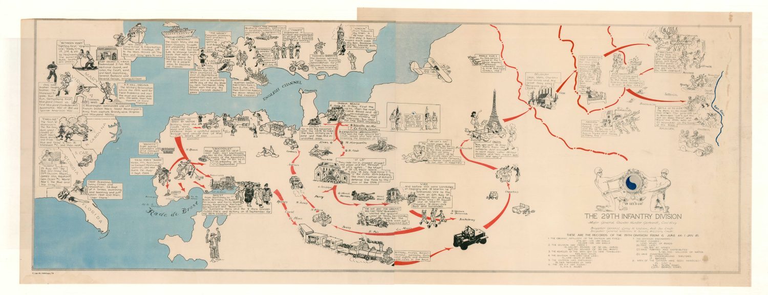 The 29th Infantry Division - Curtis Wright Maps