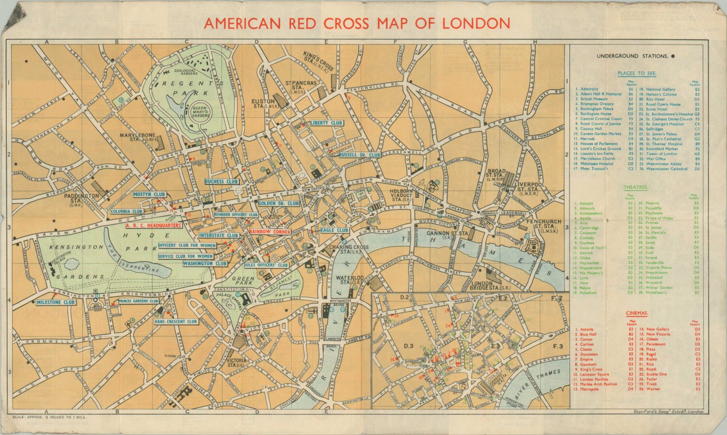 [Set of 14 World War II Red Cross Maps] - Curtis Wright Maps