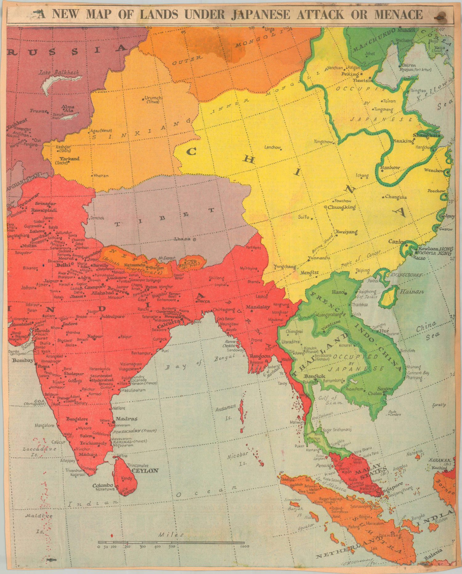 [Collection of WWII Maps from the Chicago Daily Tribune] - Curtis ...