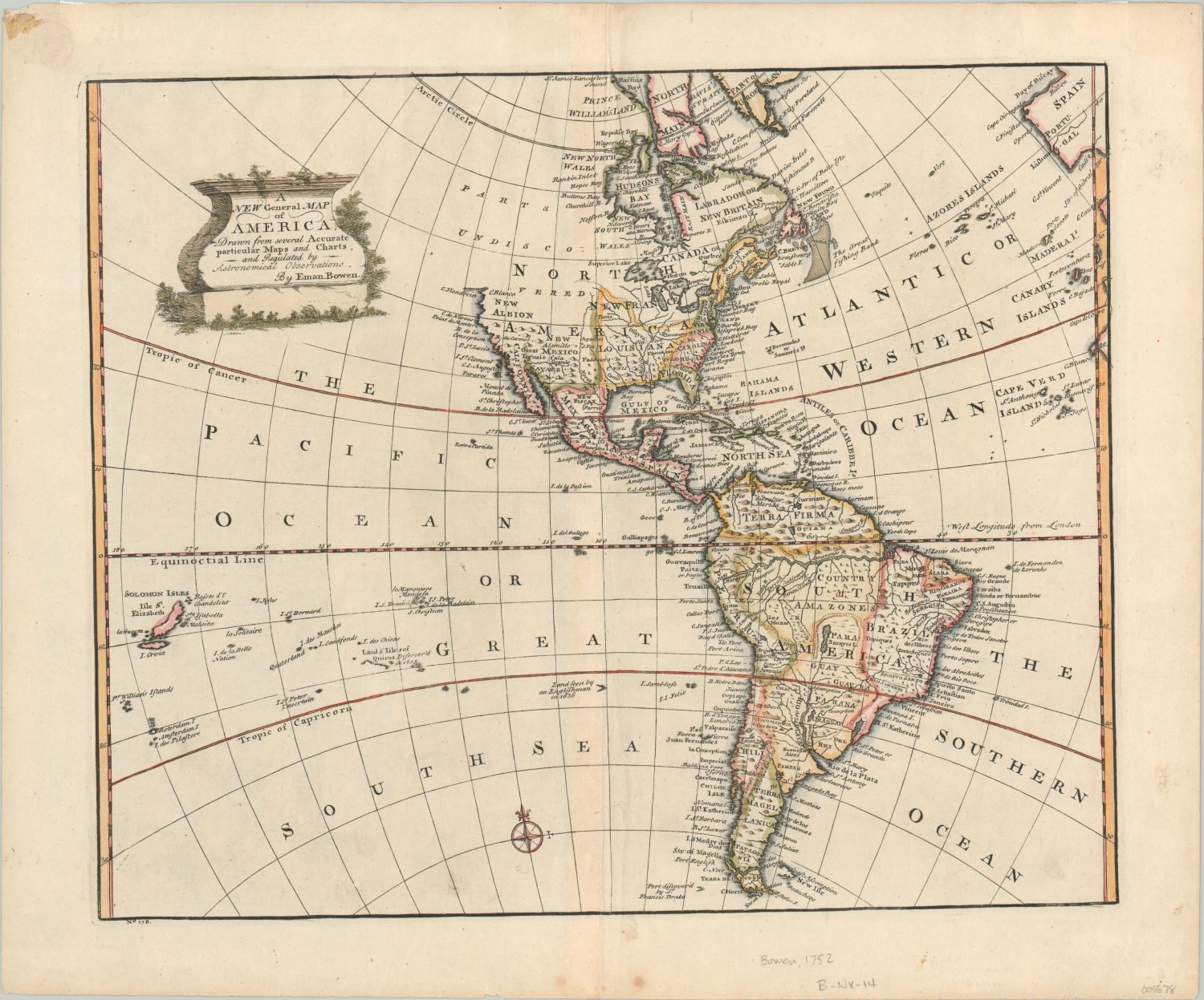 A New General Map of America | Curtis Wright Maps