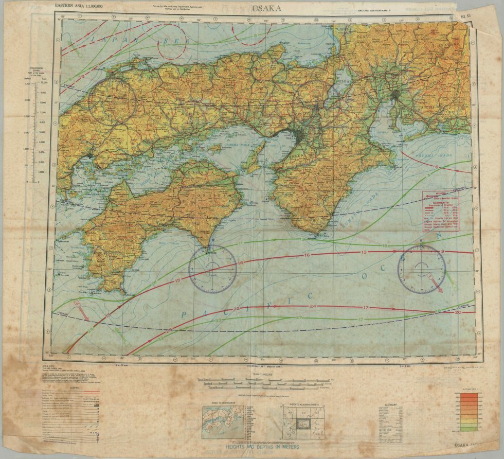 AAF Cloth Chart – Tokyo [and] Osaka | Curtis Wright Maps