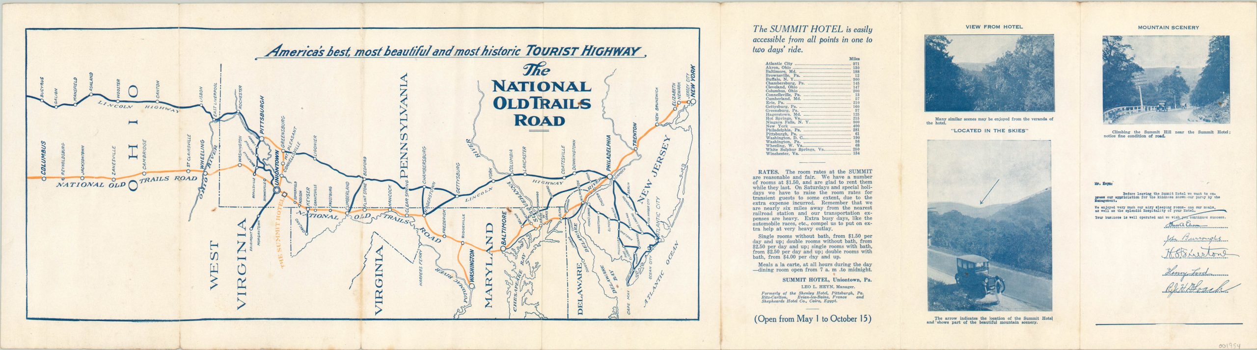 The Old National Trails Road - Curtis Wright Maps