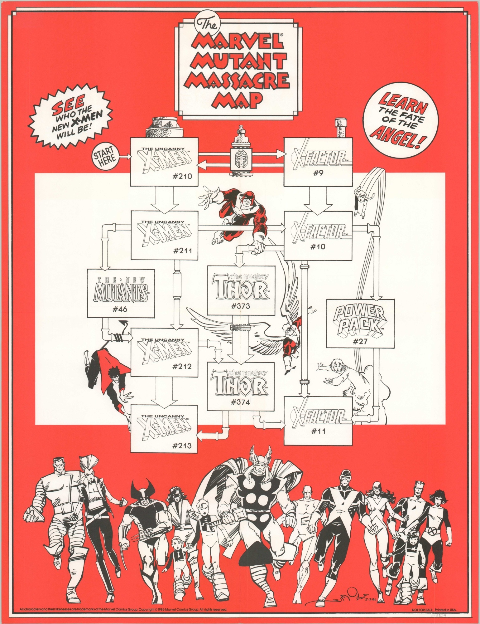 The Marvel Mutant Massacre Map - Curtis Wright Maps