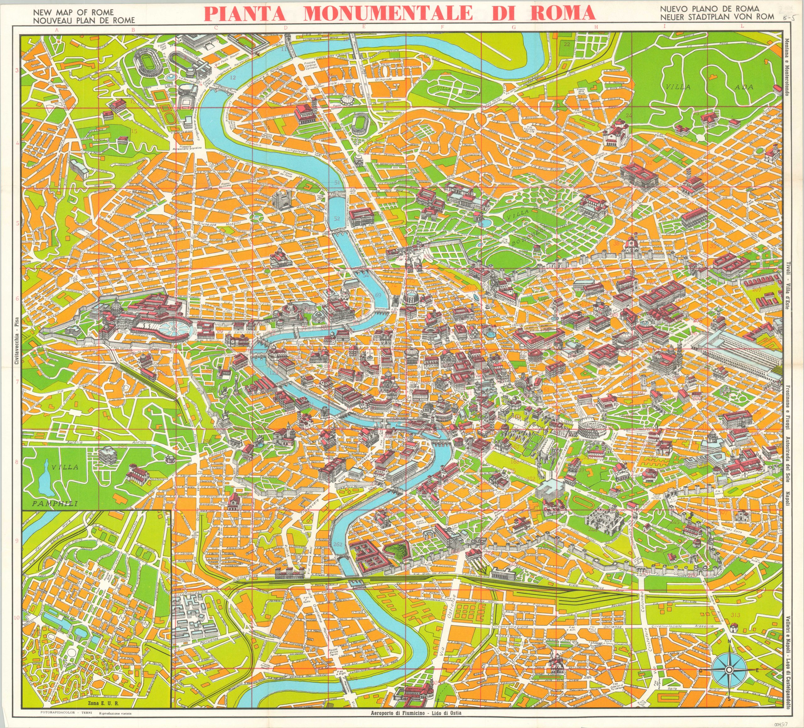 Map Og Rome