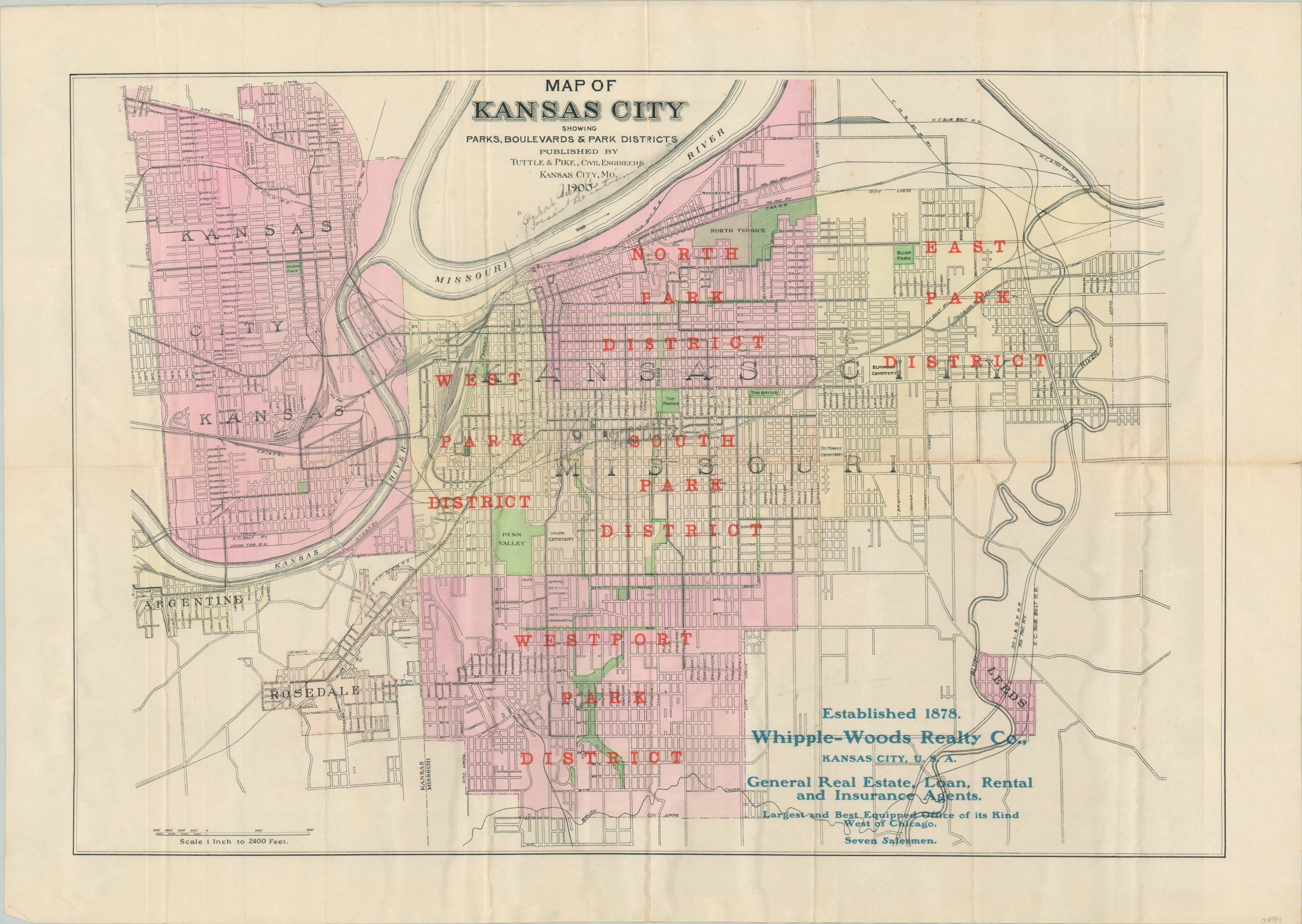 Kansas City Attractions Map