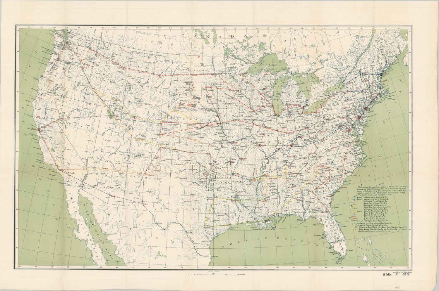[United States Civil Service Commission Map] - Curtis Wright Maps