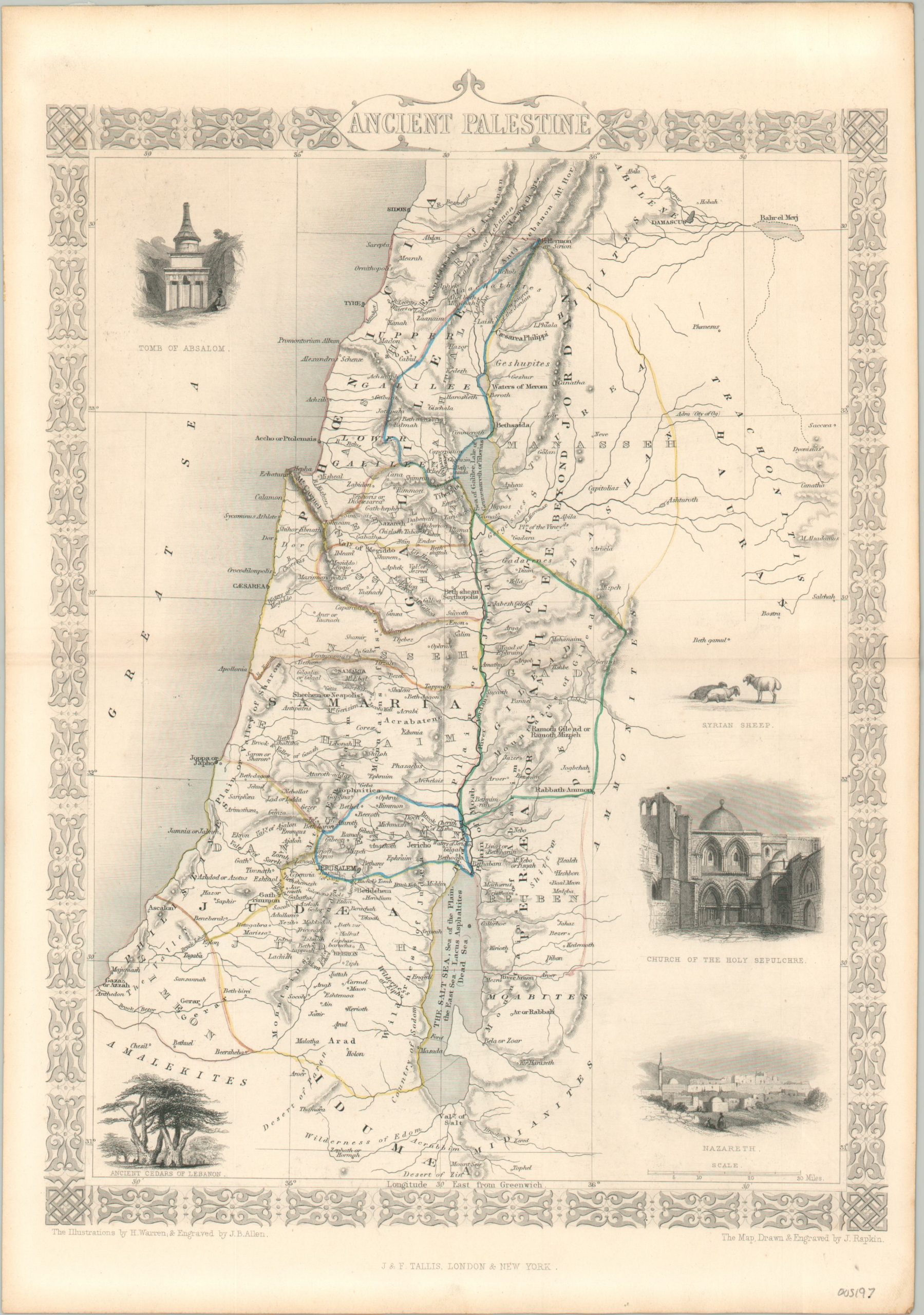 1st Century Palestine Map
