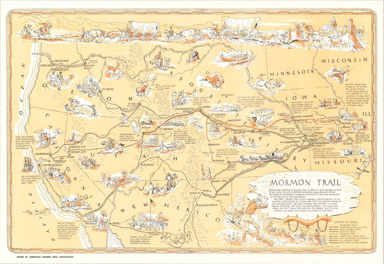 Mormon Trail - Curtis Wright Maps