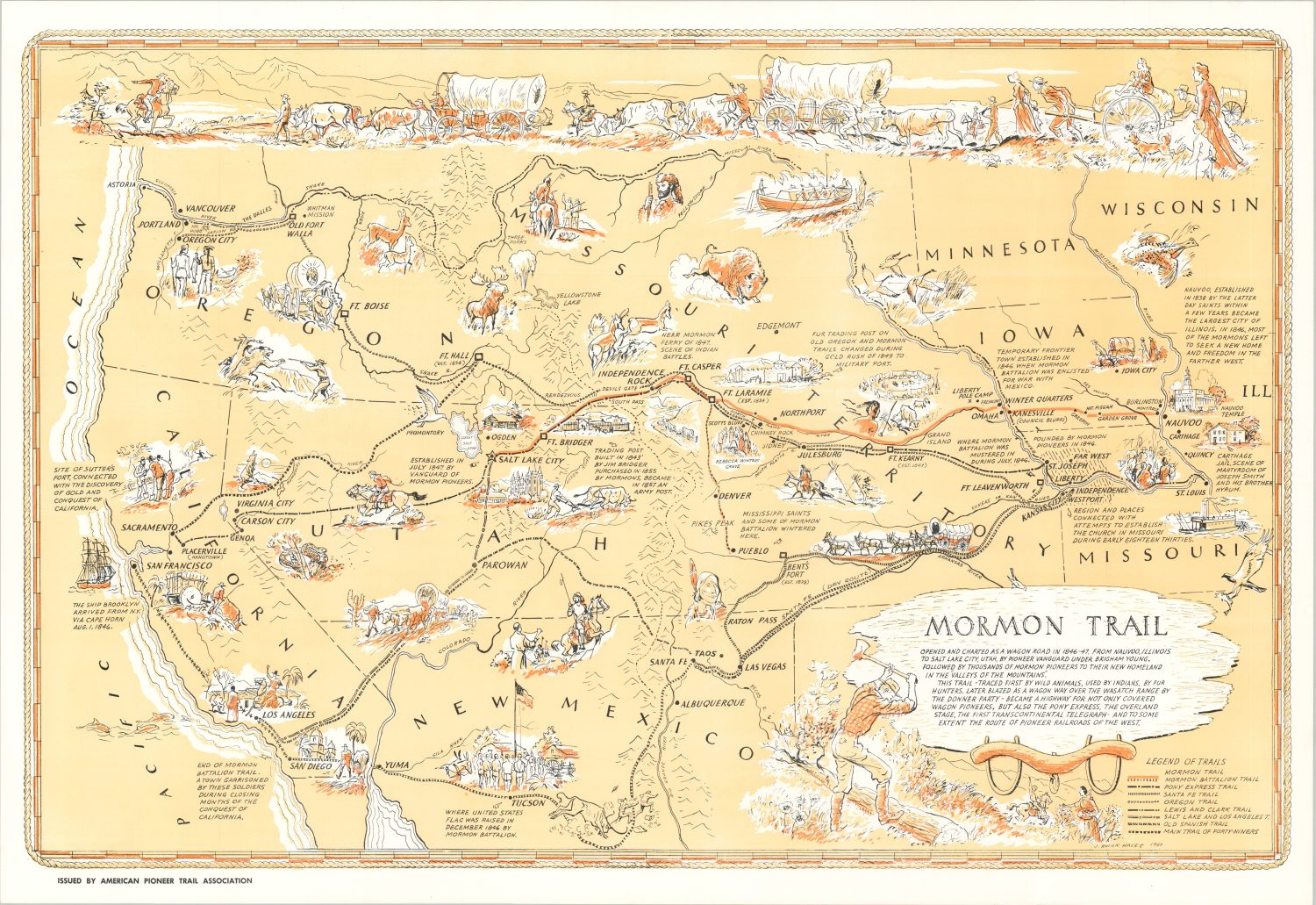 Mormon Trail - Curtis Wright Maps