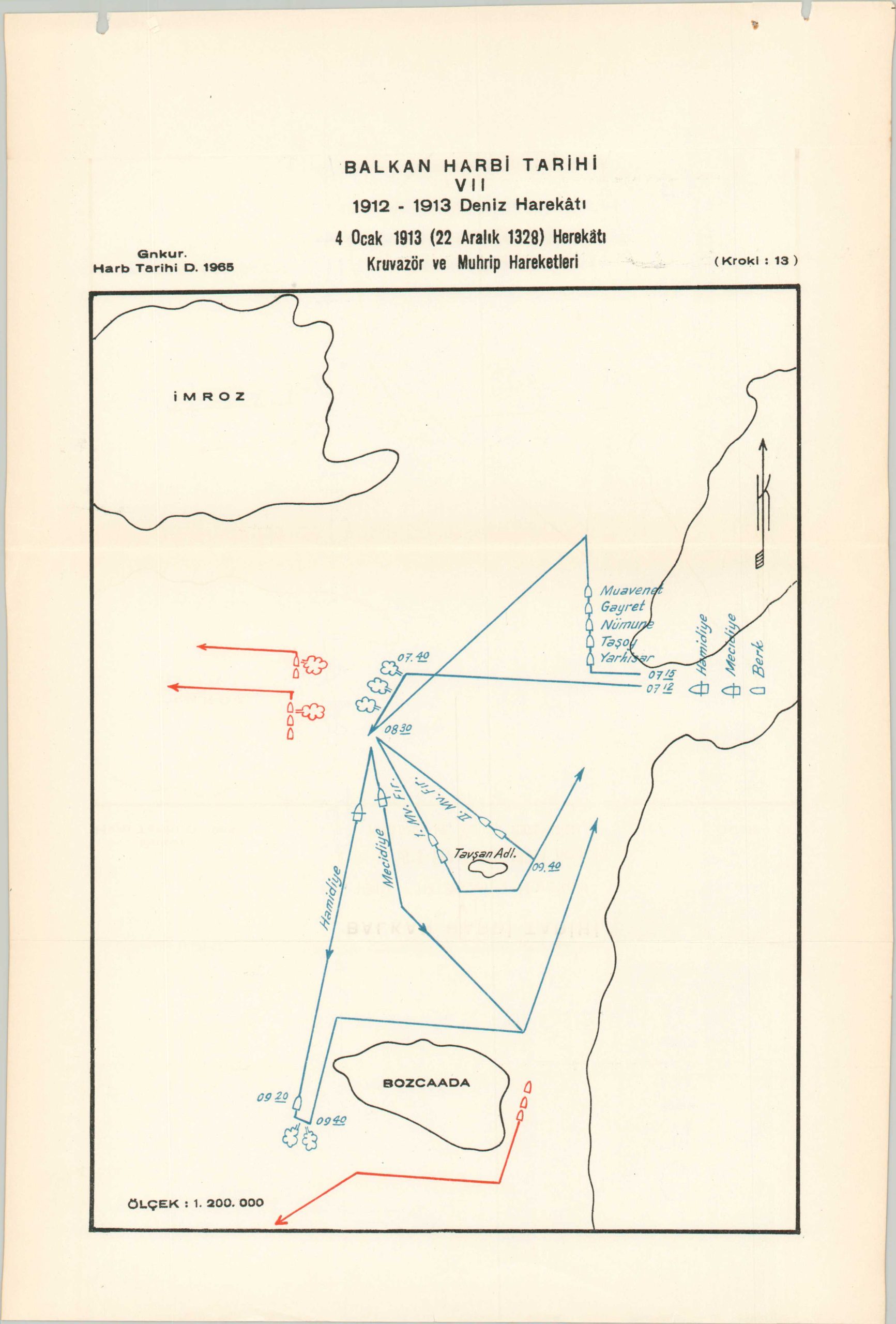 [Naval Operations of the First Balkan War] - Curtis Wright Maps