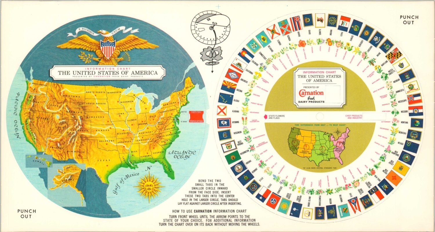 Carnation Information Charts - Curtis Wright Maps