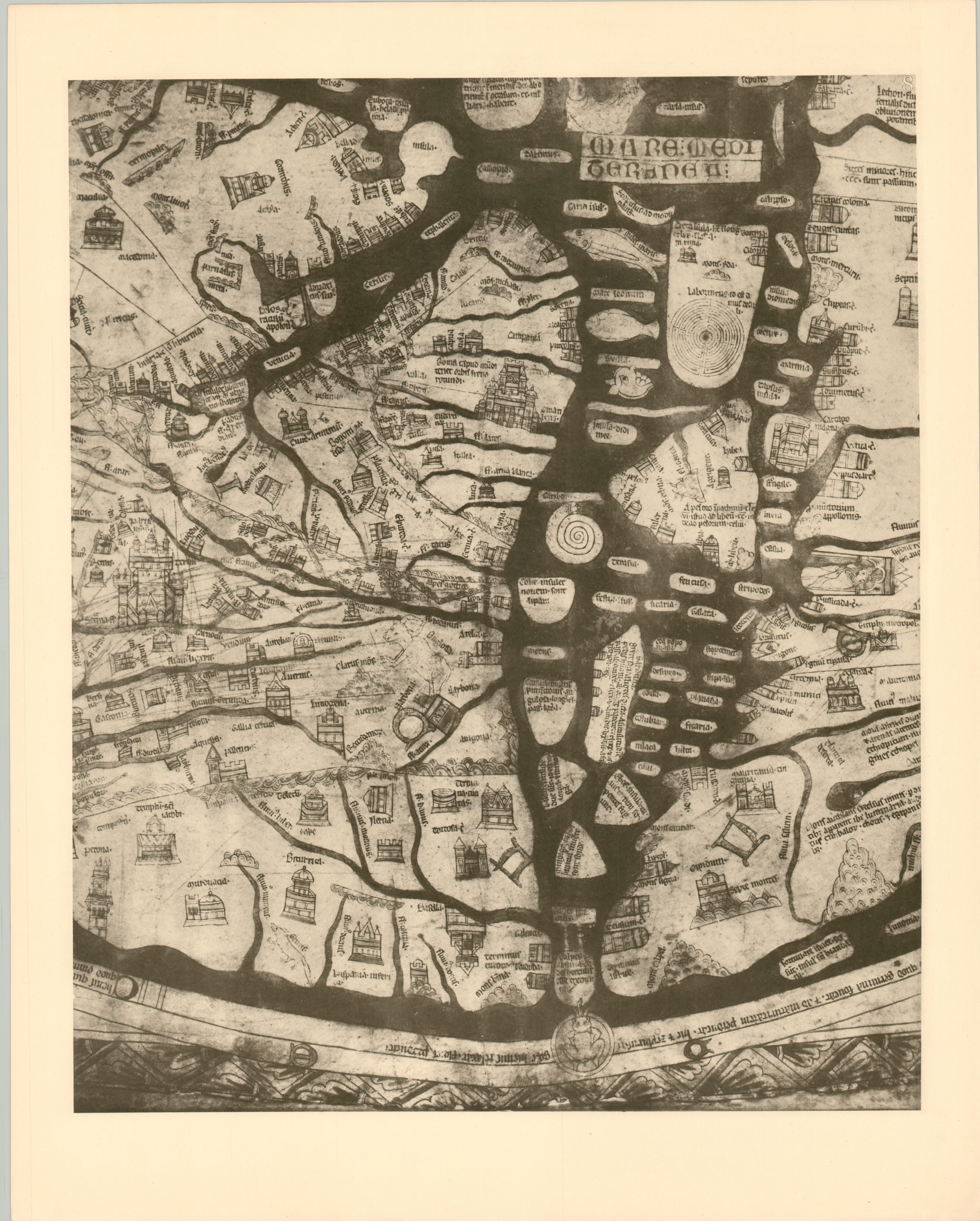 Hereford World Map - Curtis Wright Maps