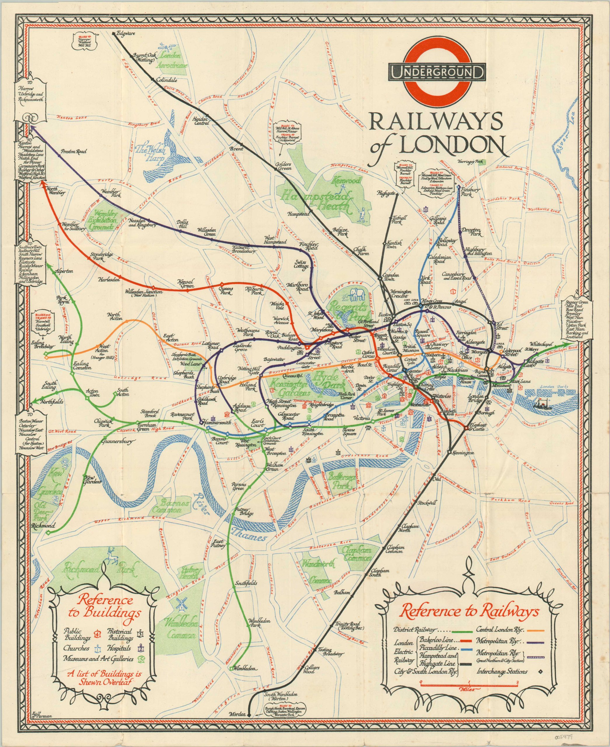 London Underground Map Original
