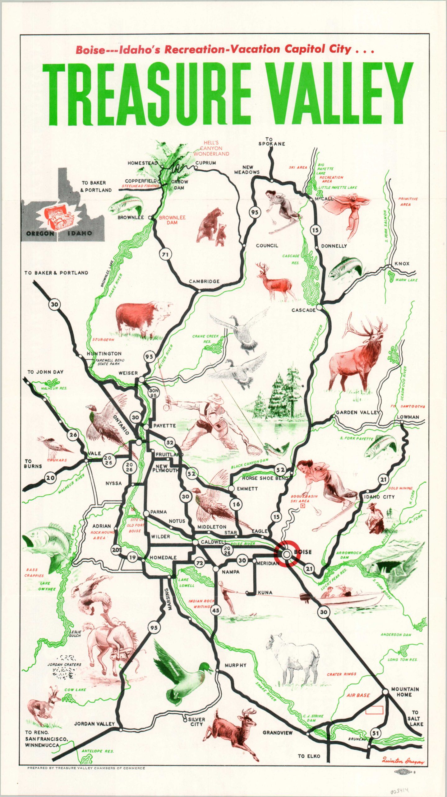 Treasure Valley - Curtis Wright Maps