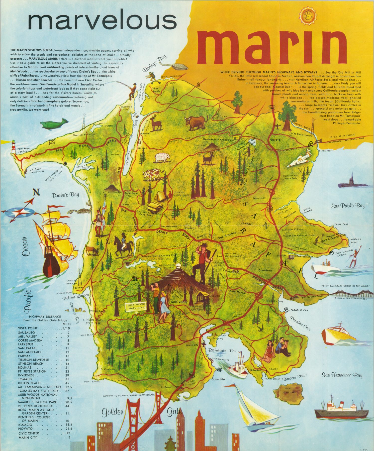 Marvelous Marin - Curtis Wright Maps