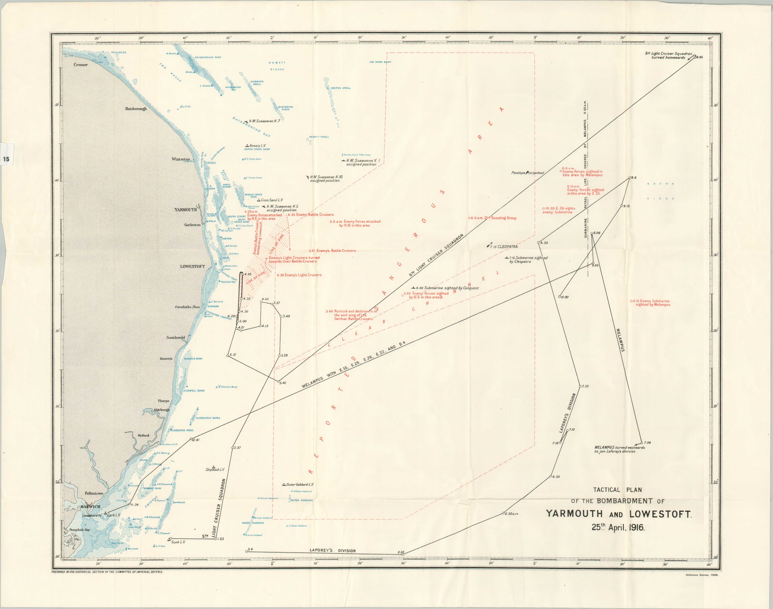 Official History of the War - Naval Operations Vol. III (MAPS) - Curtis ...