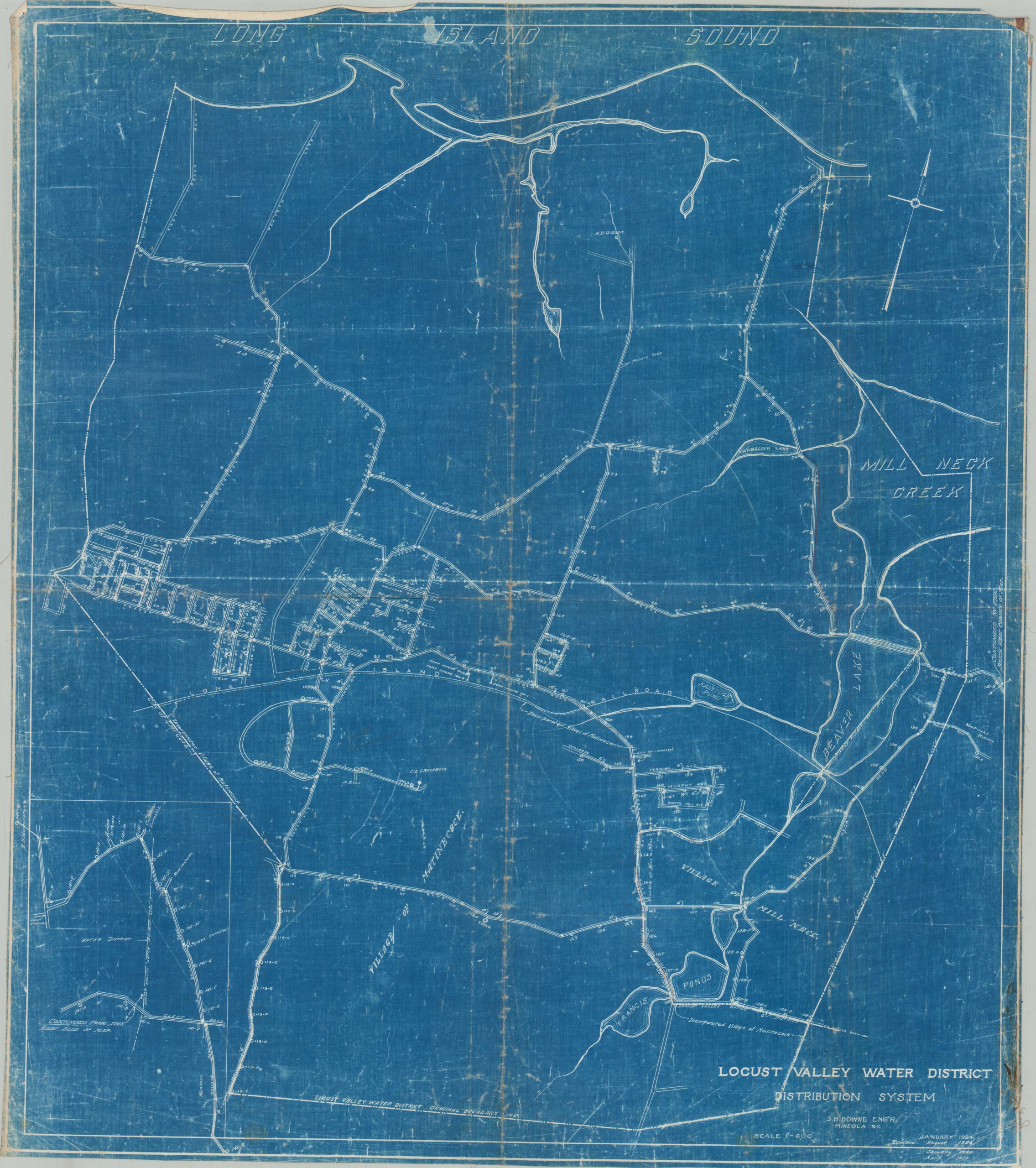 Locust Valley Water District Distribution System - Curtis Wright Maps