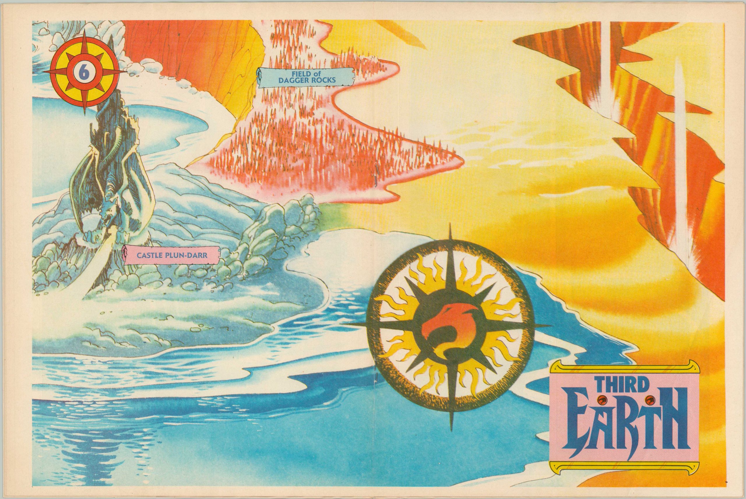 [Map of the Third Earth] - Curtis Wright Maps