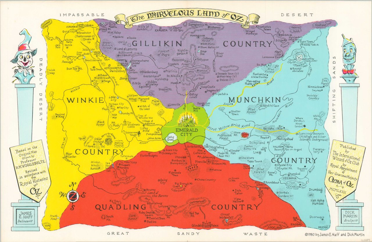 The Marvelous Land of Oz and The Magical Countries Surrounding Oz ...