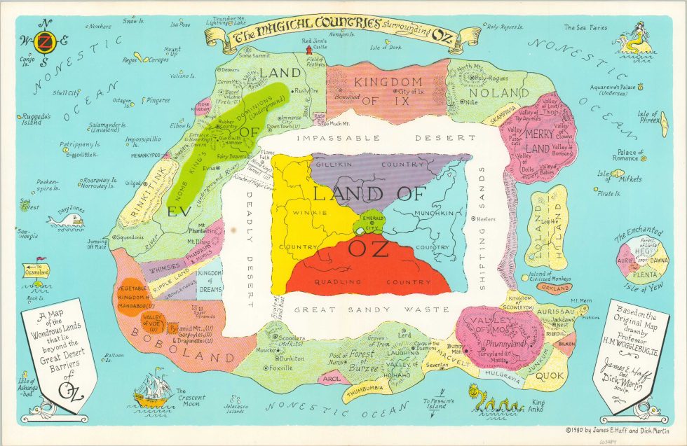 The Marvelous Land of Oz and The Magical Countries Surrounding Oz ...