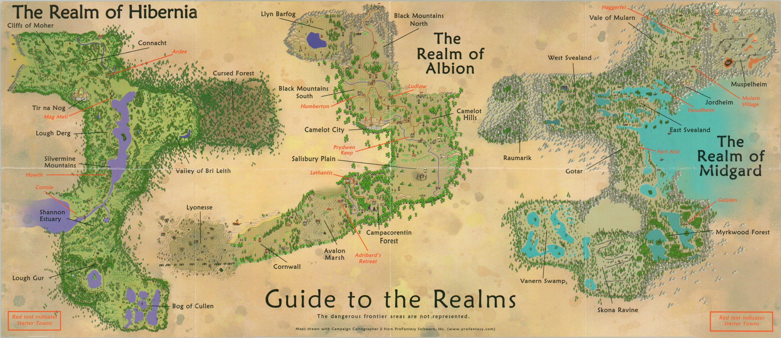 Guide to the Realms - Curtis Wright Maps