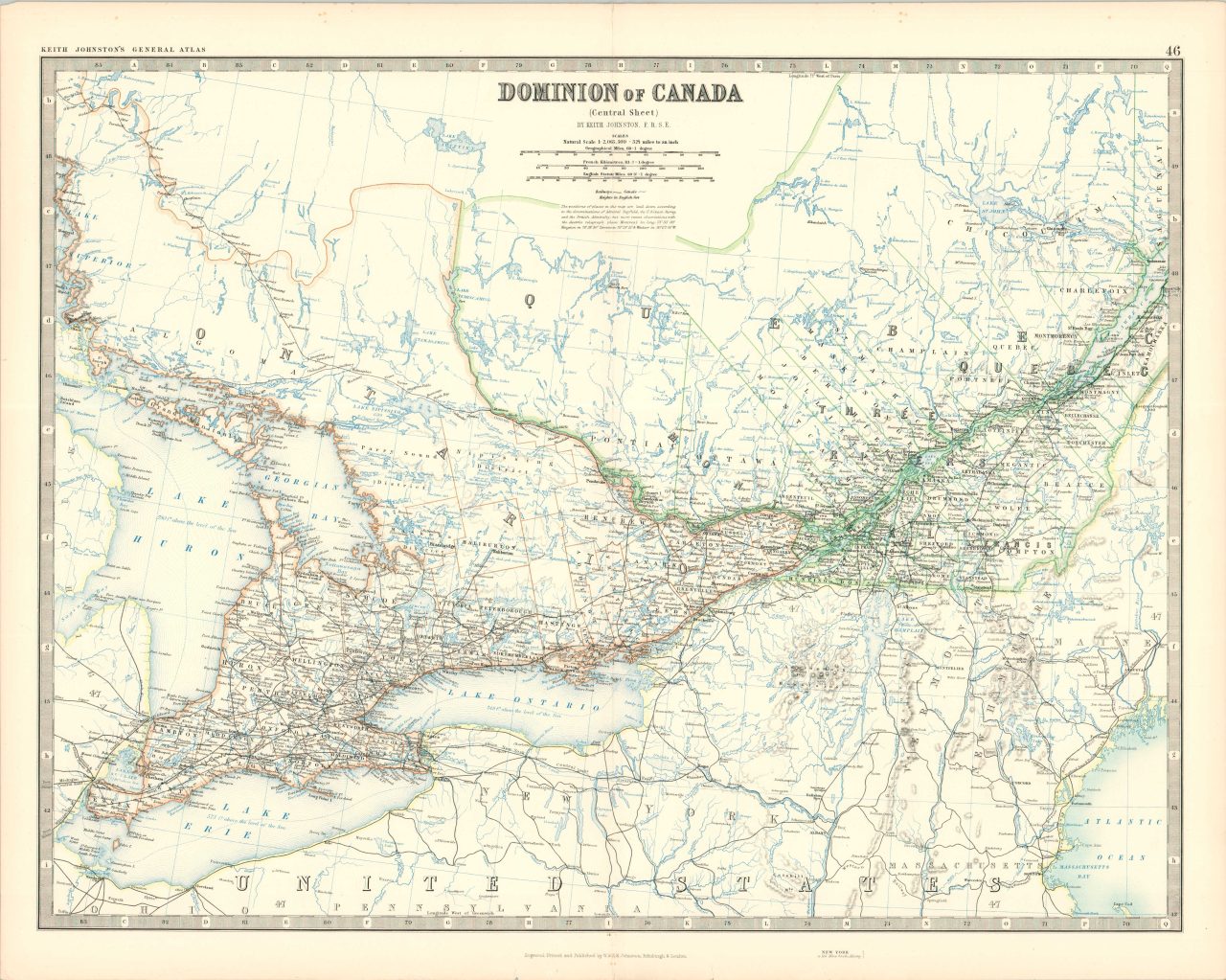 Dominion of Canada - Curtis Wright Maps