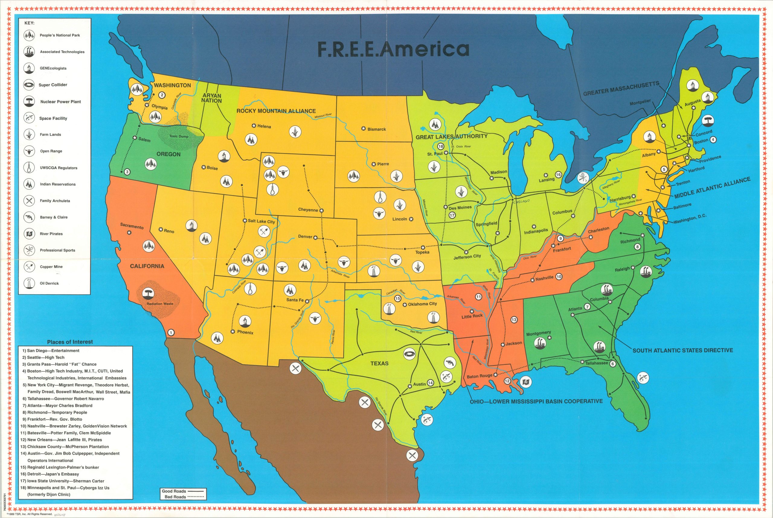 F.R.E.E. America - Curtis Wright Maps