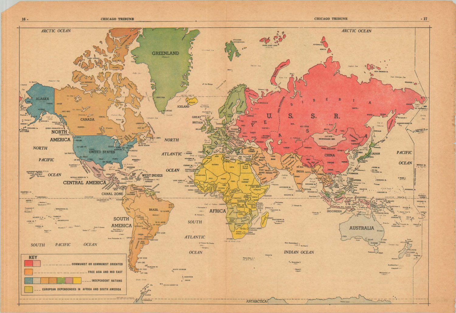 Chicago Tribune Maps - Curtis Wright Maps