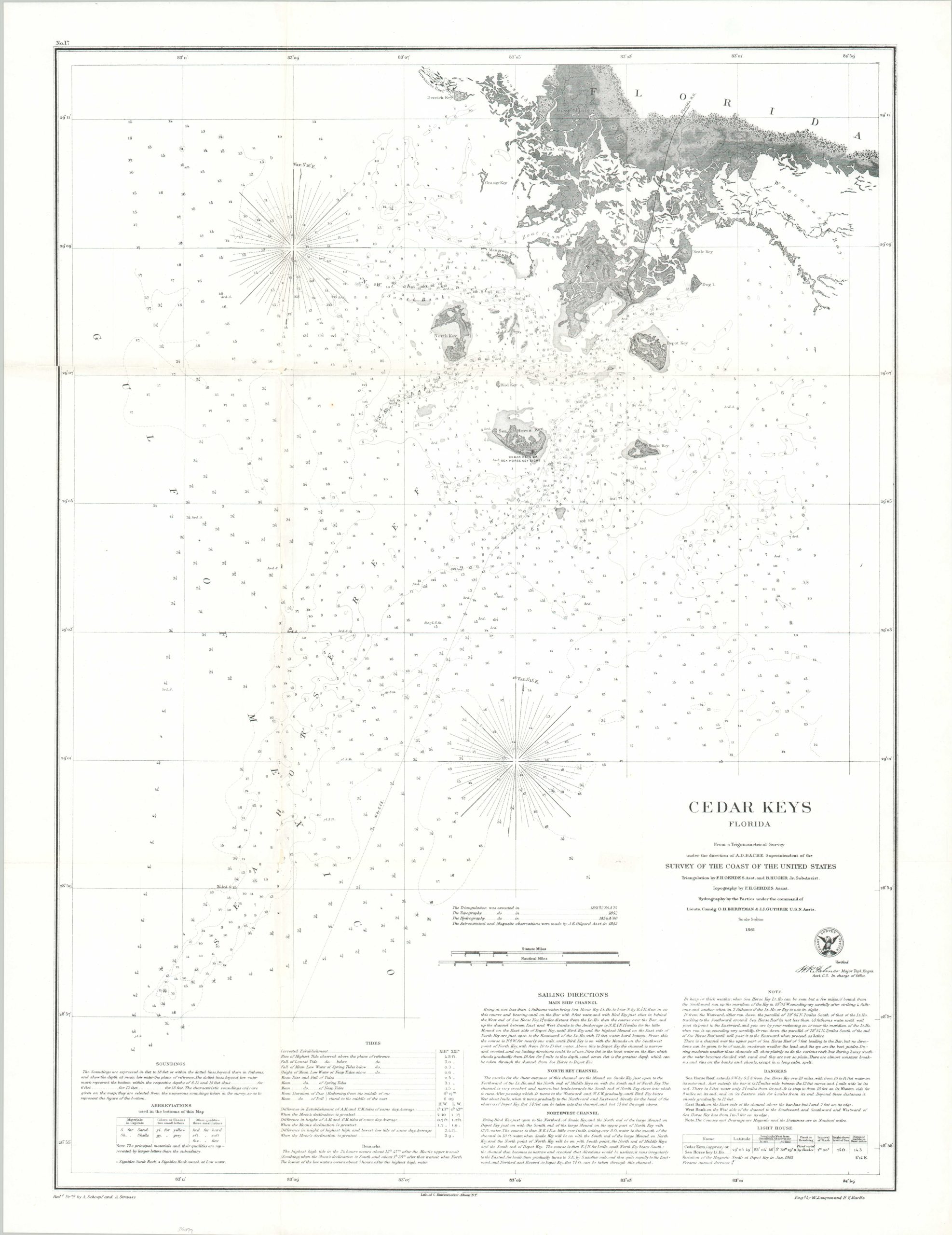 Cedar Keys Florida - Curtis Wright Maps