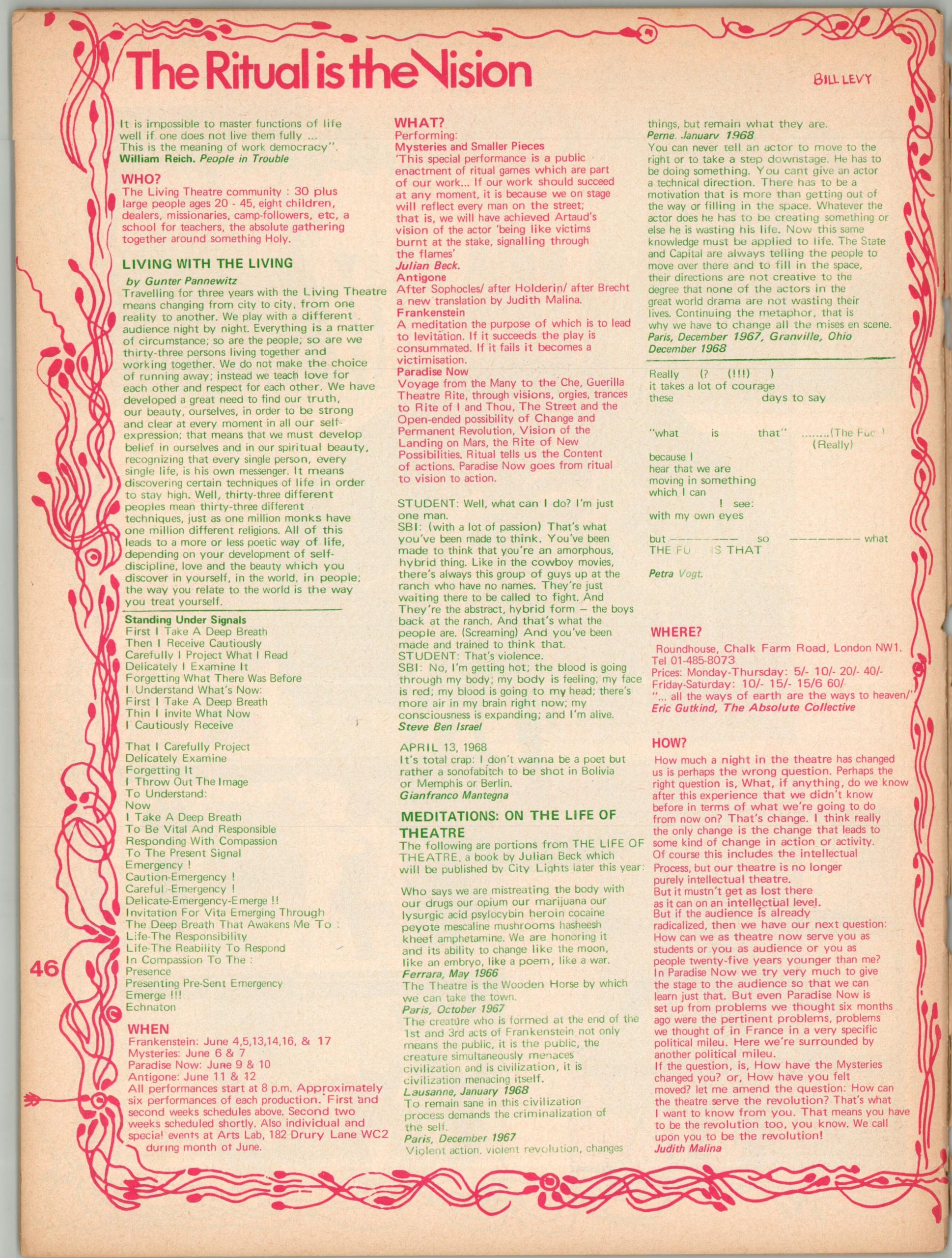 The Chart is the Map - The Plot is the Revolution - The Ritual is the ...