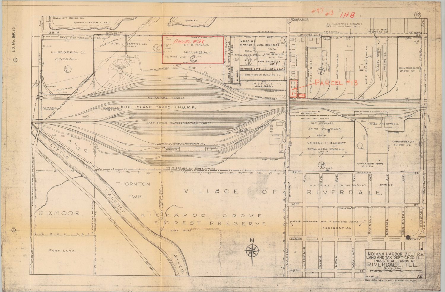 [Property of the Indiana Harbor Belt Railway in Northern Indiana and ...