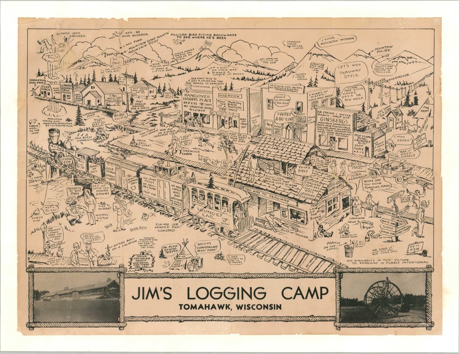 Jim's Logging Camp - Curtis Wright Maps