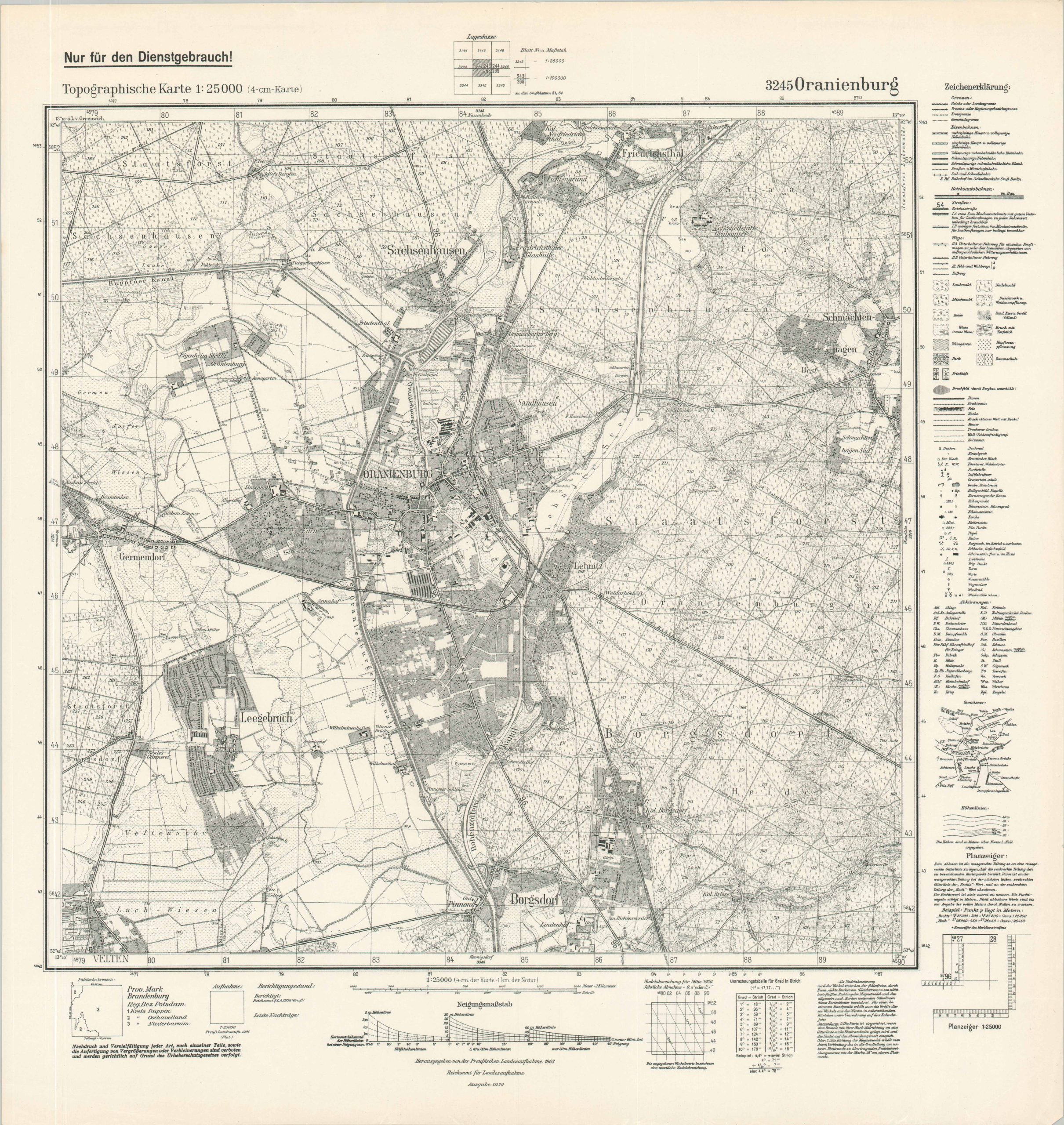 Oranienburg - Curtis Wright Maps