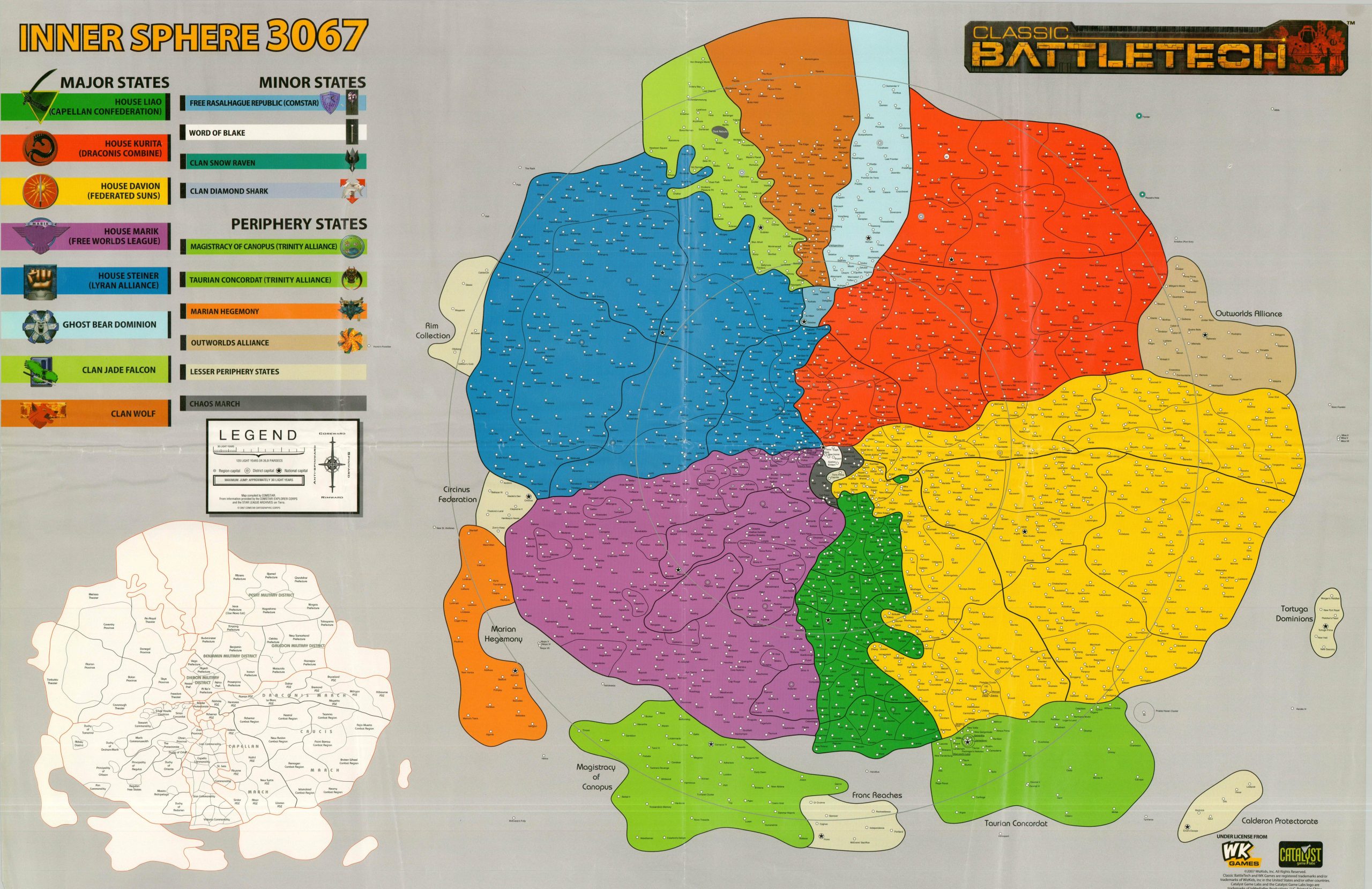 Inner Sphere 3067 - Curtis Wright Maps