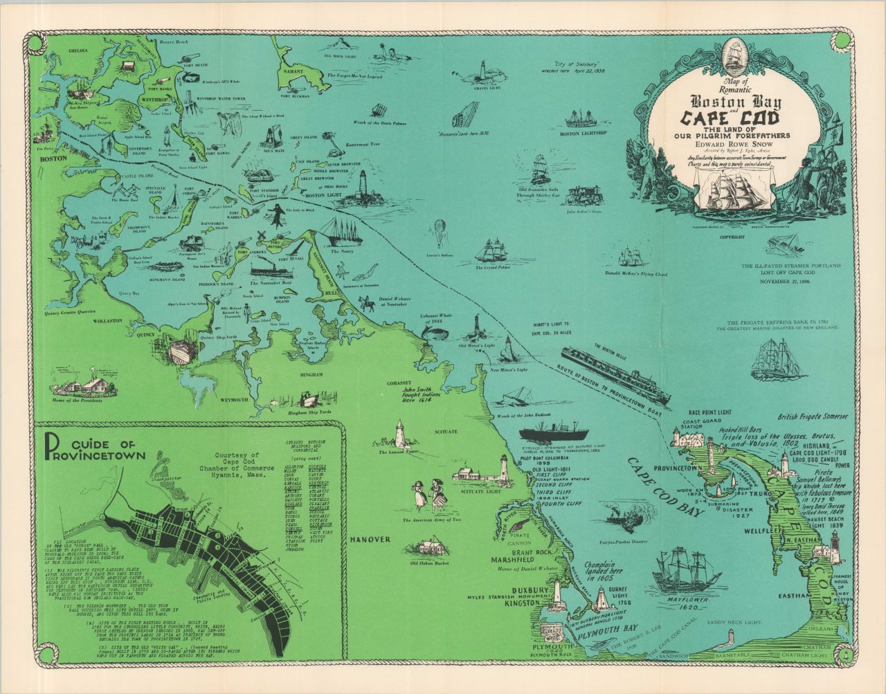 The New England Coast in Maps and Stories - Curtis Wright Maps
