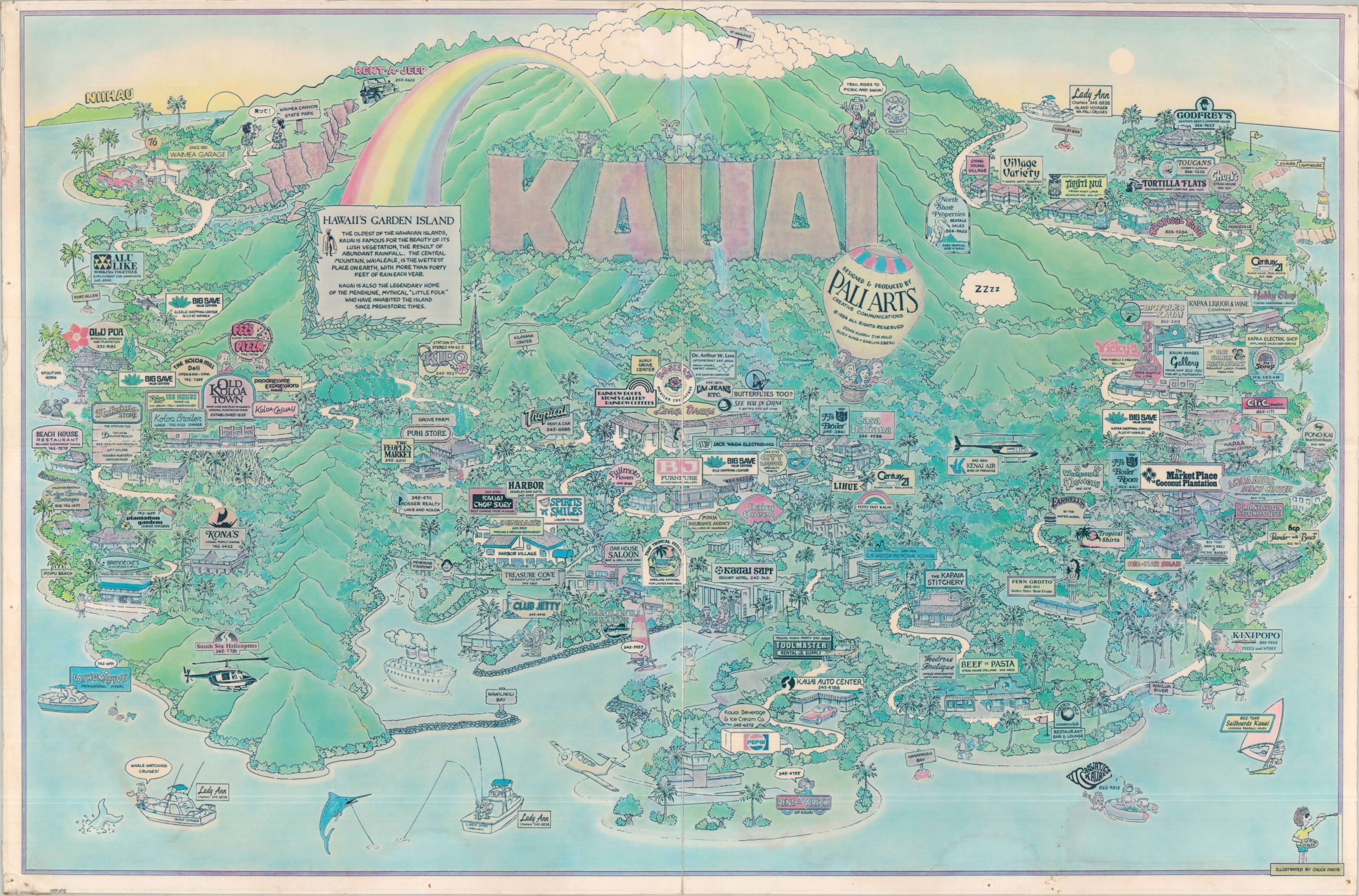 Kauai - Curtis Wright Maps