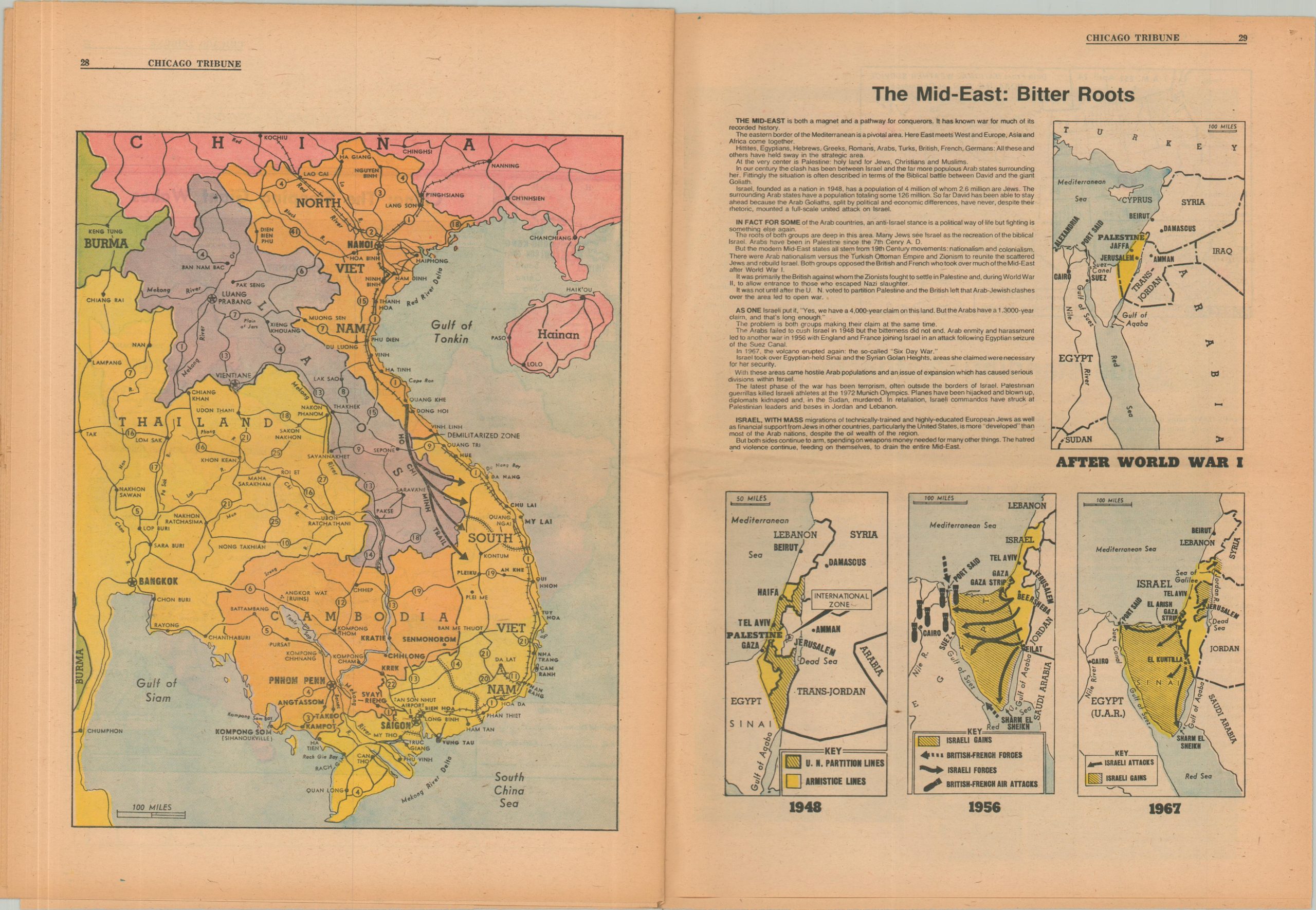 Chicago Tribune Maps - Curtis Wright Maps