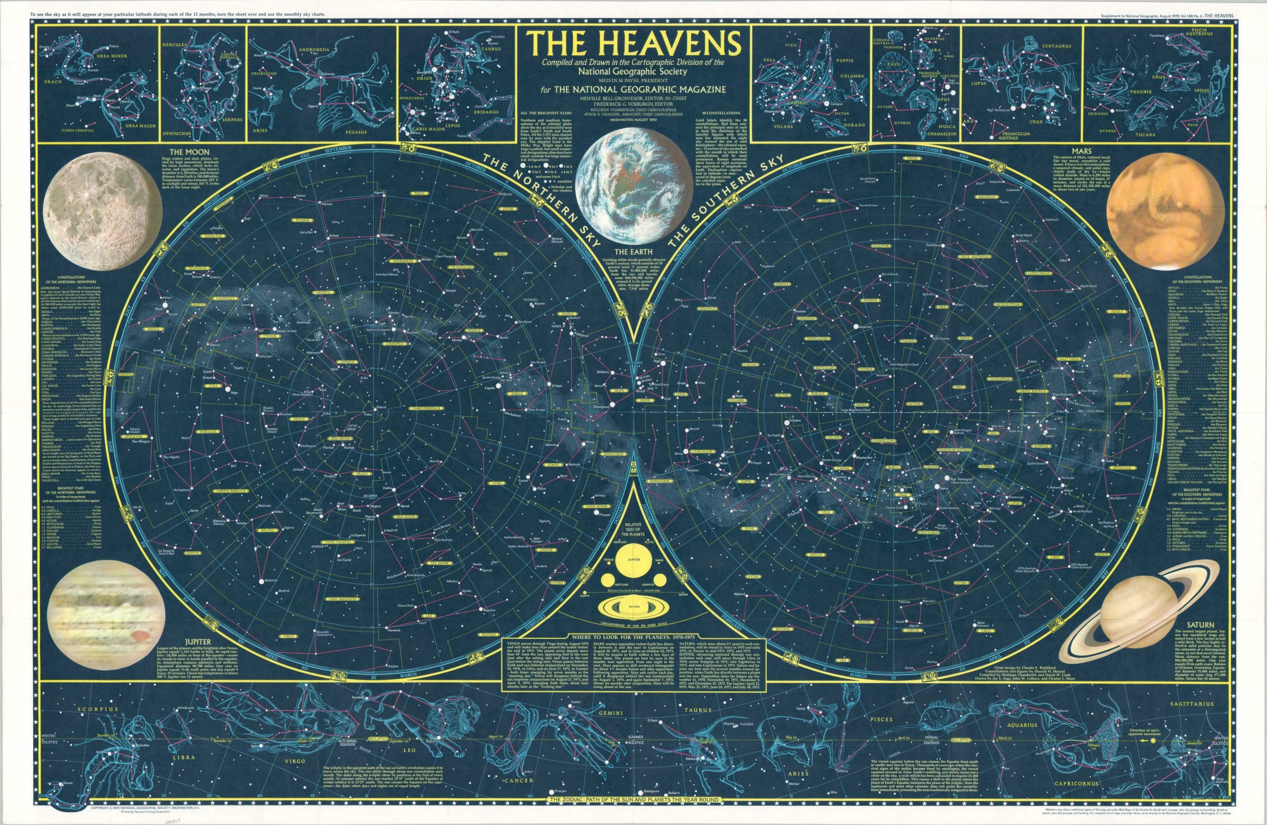 The Heavens - Curtis Wright Maps