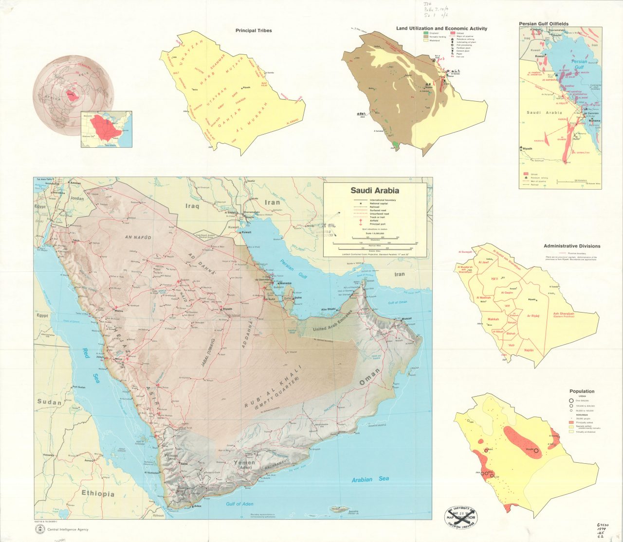 Saudi Arabia - Curtis Wright Maps
